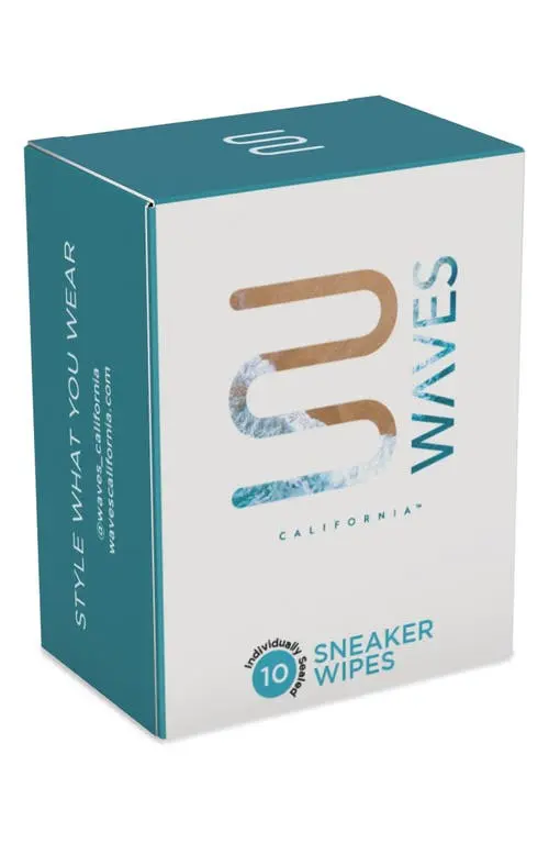 WAVES CALIFORNIA Disposable Sneaker Wipes