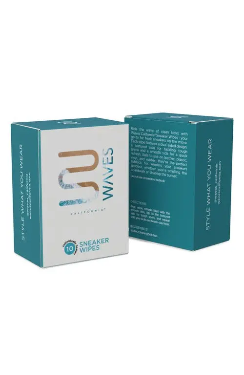 WAVES CALIFORNIA Disposable Sneaker Wipes