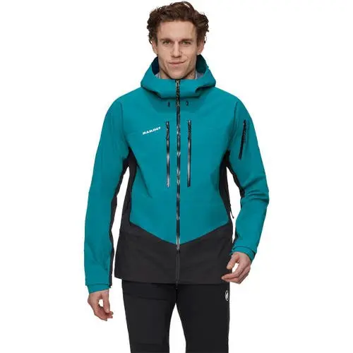 MAMMUT Taiss Pro Hs Hooded Jacket - Deep Teal/black
