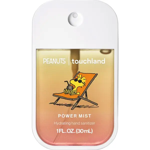 TOUCHLAND Peanuts Power Mist Hydrating Hand Sanitizer - Beach Coco