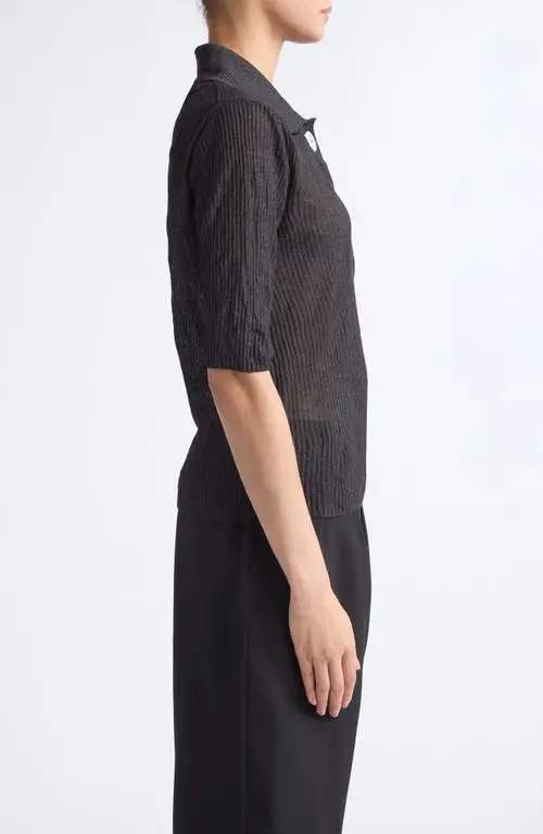 NACKIYE Sugarman Virgin Wool Rib Polo