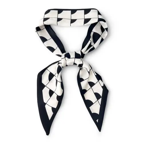 YOUZEY The Sorrento Skinny Scarf - Black