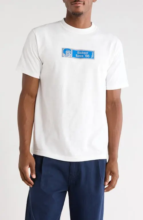 VANS Sickest '66 Cotton Graphic T-shirt - White