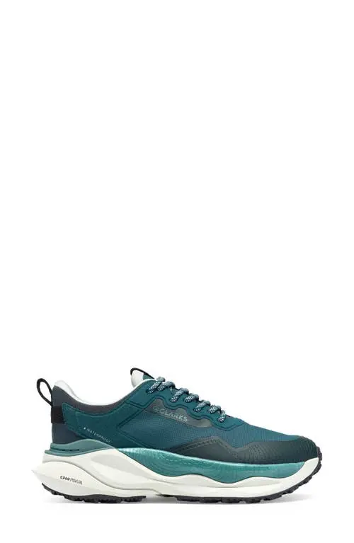 Clarks Pacetrail Go Waterproof Running Shoe - Teal