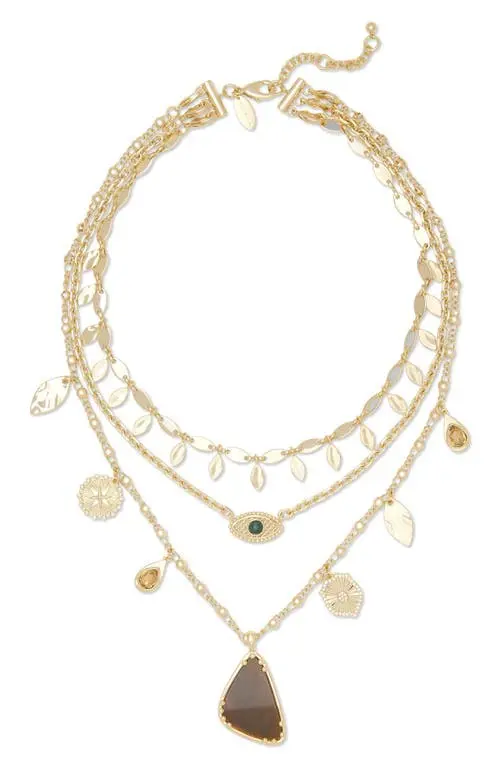 Ramy Brook Cleo Layered Charm Necklace