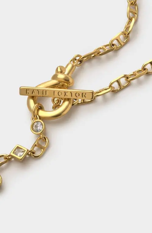 KATIE LOXTON Champagne Hour Bracelet | Gold Coated | 7 5/16" Bracelet