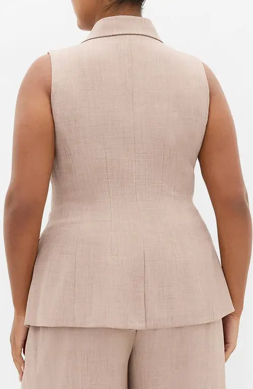 City Chic Luci Double Breasted Waistcoat