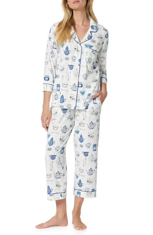 BEDHEAD PAJAMAS Cropped Pajamas - Lady Grey