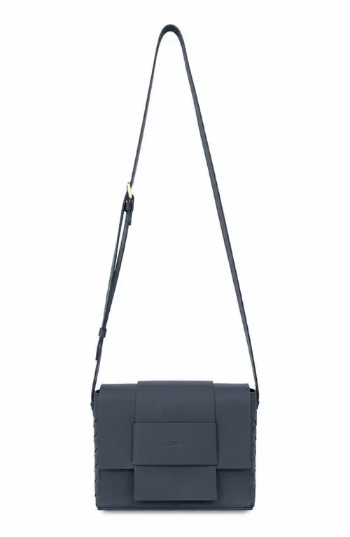 Écotorie Iris Leather Crossbody Bag - Midnight