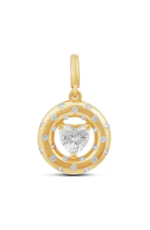 SHYMI Scattered Round Heart Charm - Gold