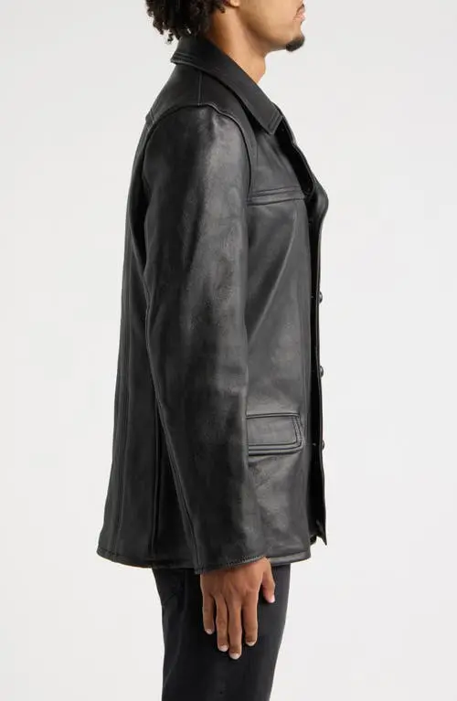SCHOTT Backstage Leather Car Coat