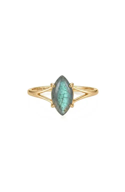 ST. MORAN Marquise 14k Gold Plated Ring