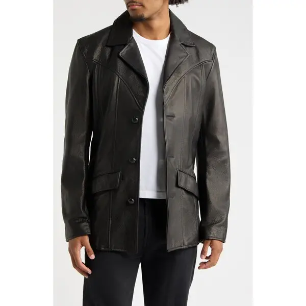 SCHOTT Freehold Leather Jacket - Black