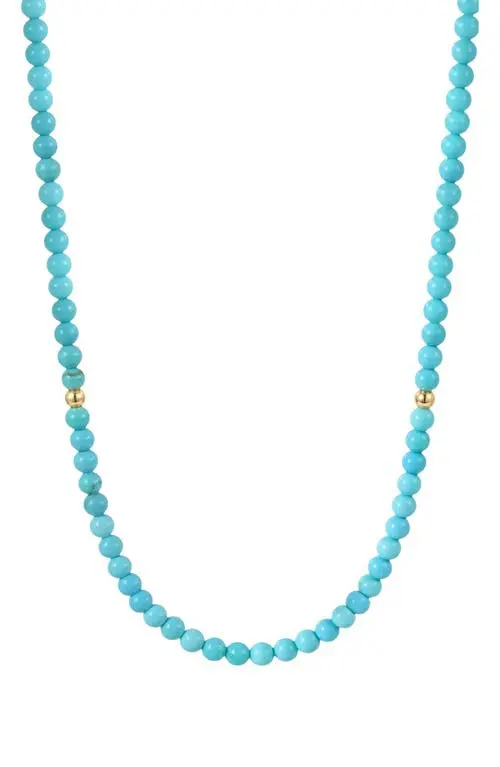 ST. MORAN Natural Turquoise Beaded Necklace