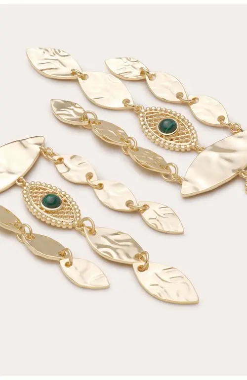 Ramy Brook Cleo Stone Chandelier Earrings