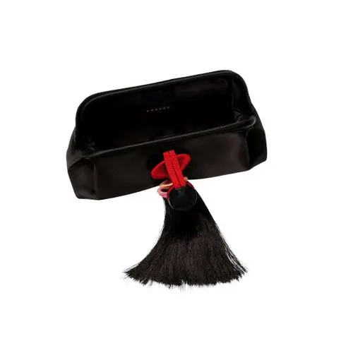 SERENA UZIYEL Alessa & Multicolor Tassel Pouch Bag