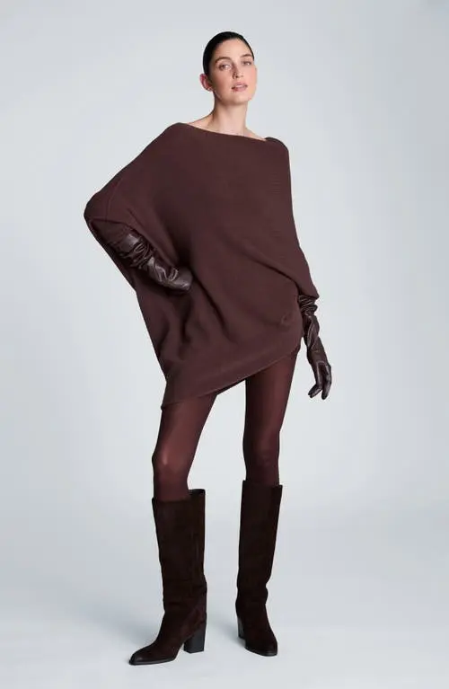 KENNETH COLE Asymmetric Drape Neck Sweater