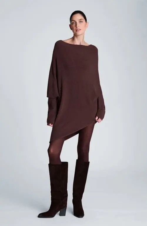 KENNETH COLE Asymmetric Drape Neck Sweater