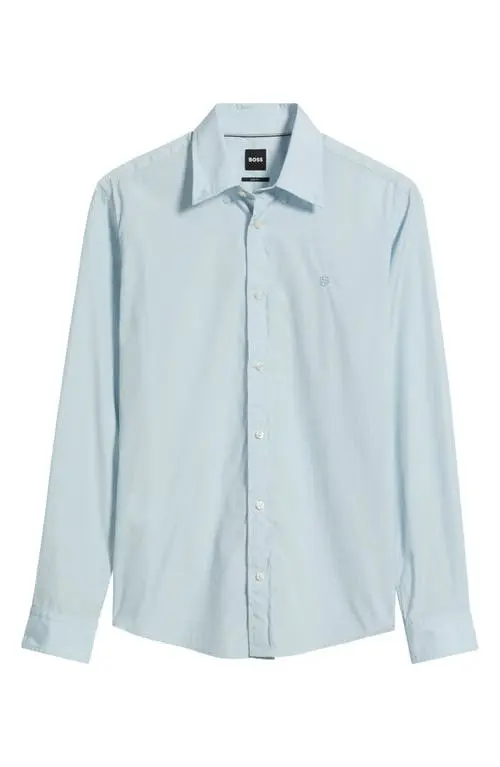 BOSS H-roan Slim Fit Button Down Shirt