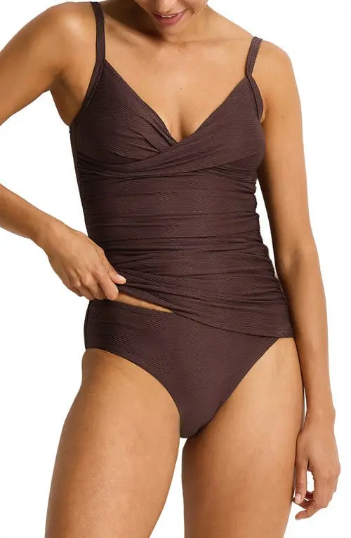 SEA LEVEL Zen Cross Front Tankini