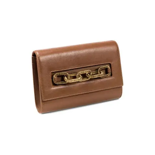 SERENA UZIYEL Day To Night Catena Bag - Camello