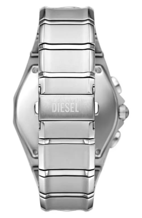 DIESEL® D-curve Chronograph Stainless Steel Watch