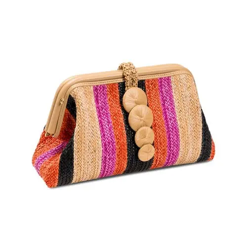 SERENA UZIYEL Alessa & Beige Pouch Bag - Multicolor