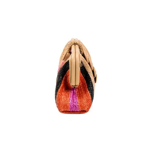 SERENA UZIYEL Alessa & Beige Pouch Bag