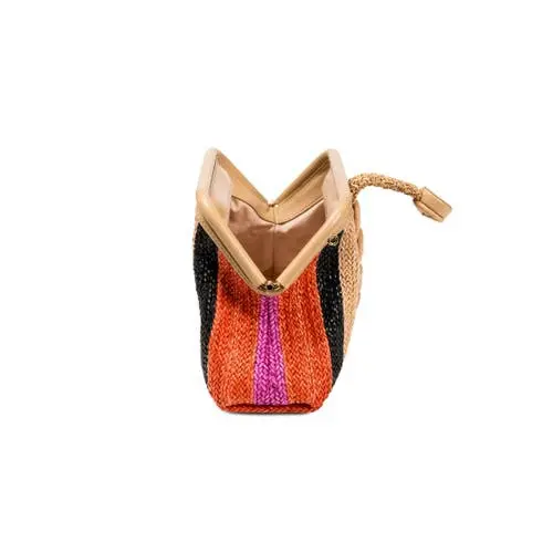 SERENA UZIYEL Alessa & Beige Pouch Bag