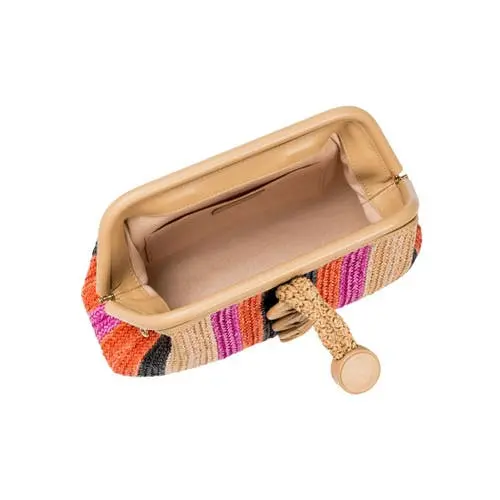 SERENA UZIYEL Alessa & Beige Pouch Bag