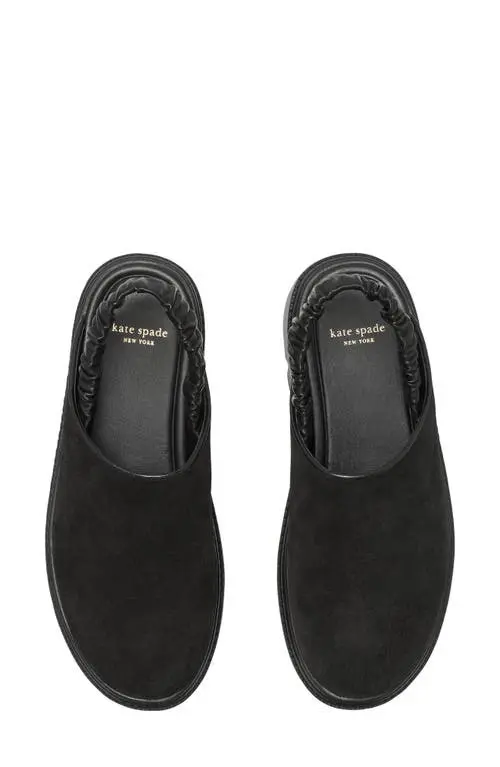 Kate Spade New York Cosma Slingback Leather Clog - Black