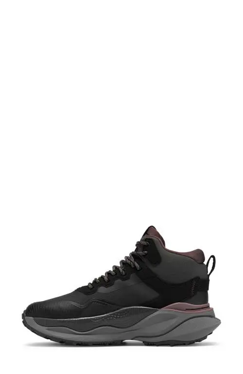 Clarks Pacetrail Waterproof High Top Hiking Shoe - Black