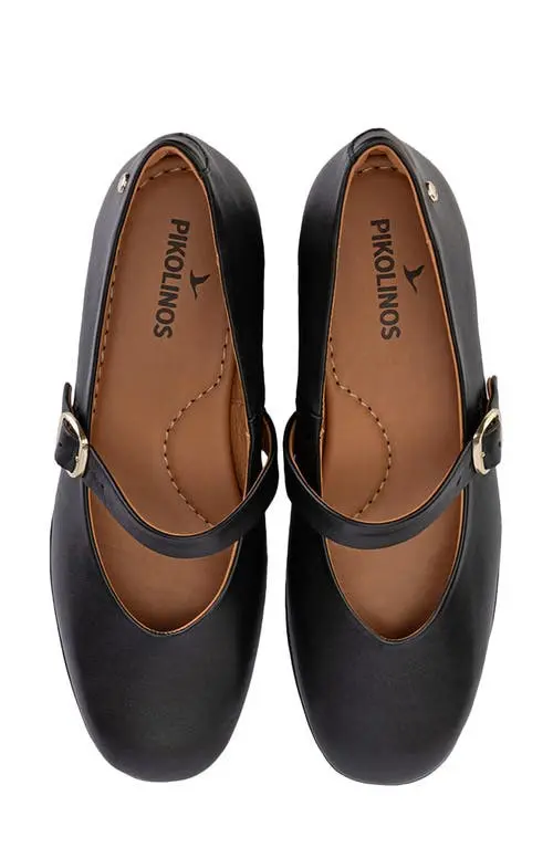 Pikolinos Ubeda Mary Jane Pump - Black
