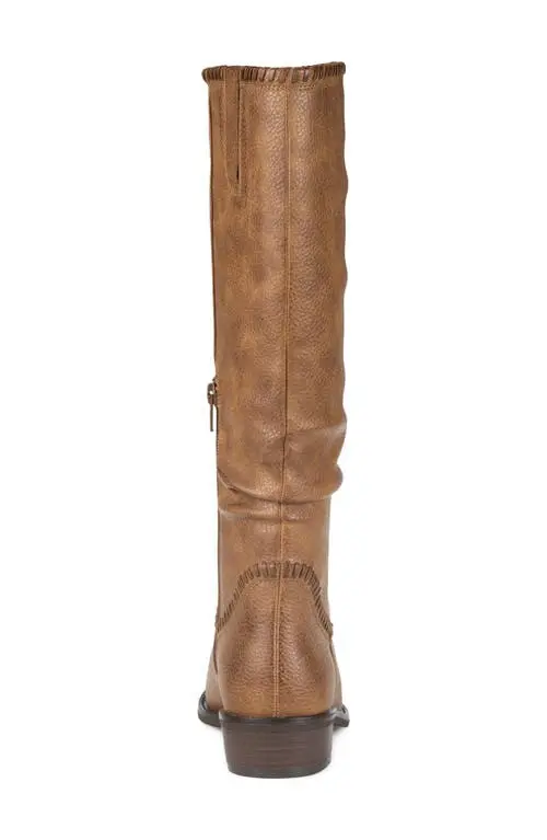 BARETRAPS Nilla Faux Leather Tall Boot - Saddle