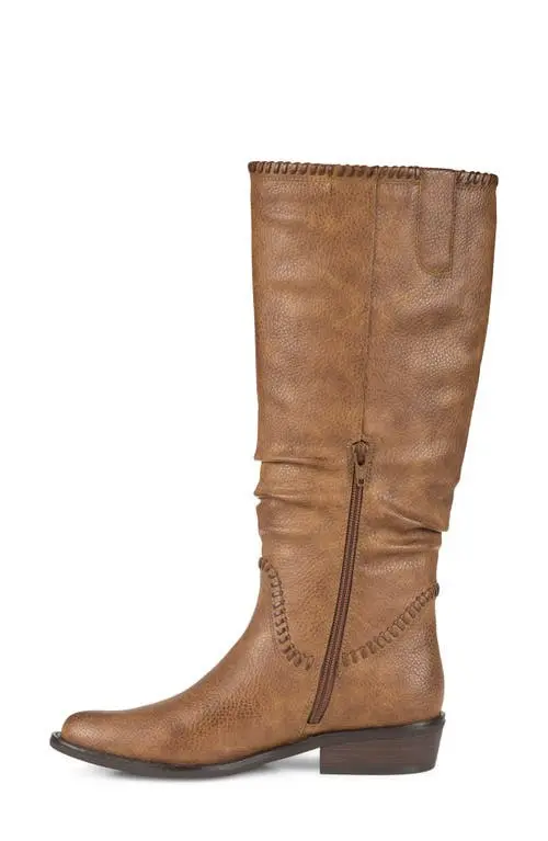 BARETRAPS Nilla Faux Leather Tall Boot - Saddle