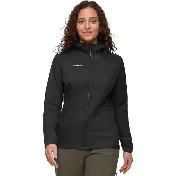MAMMUT Rime Air In Hybrid Hooded Jacket - Black