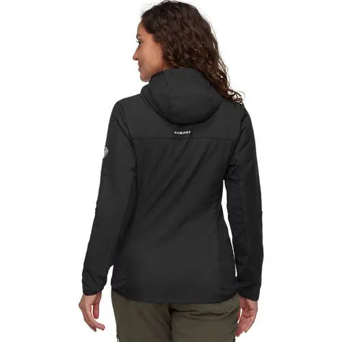 MAMMUT Rime Air In Hybrid Hooded Jacket - Black