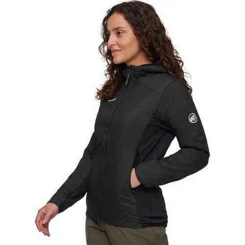 MAMMUT Rime Air In Hybrid Hooded Jacket - Black