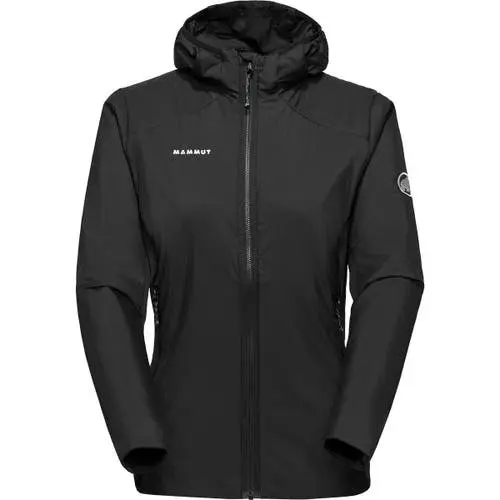 MAMMUT Rime Air In Hybrid Hooded Jacket - Black