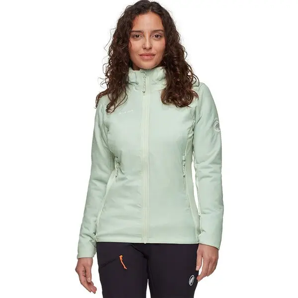 MAMMUT Rime Air In Hybrid Hooded Jacket - Silver Sage