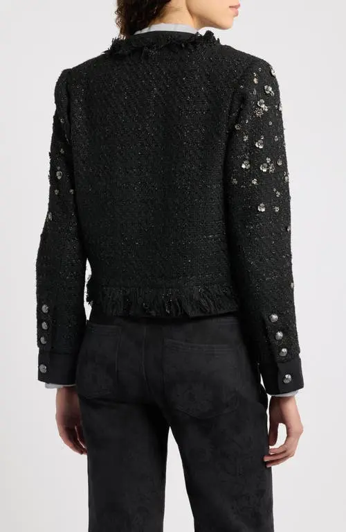 Kobi Halperin Marshall Metallic Floral Appliqué Jacket