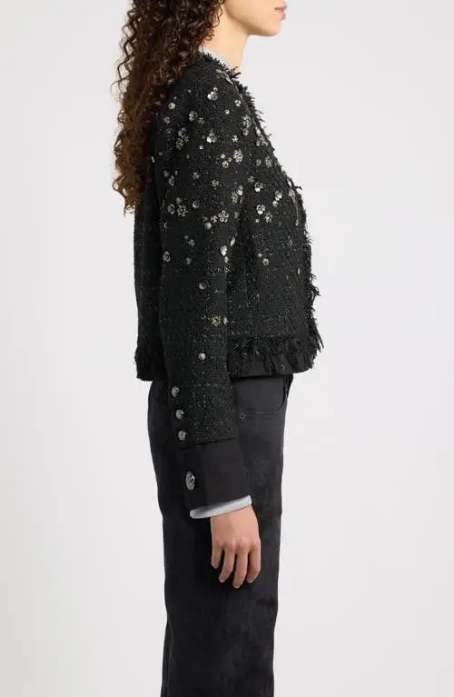 Kobi Halperin Marshall Metallic Floral Appliqué Jacket