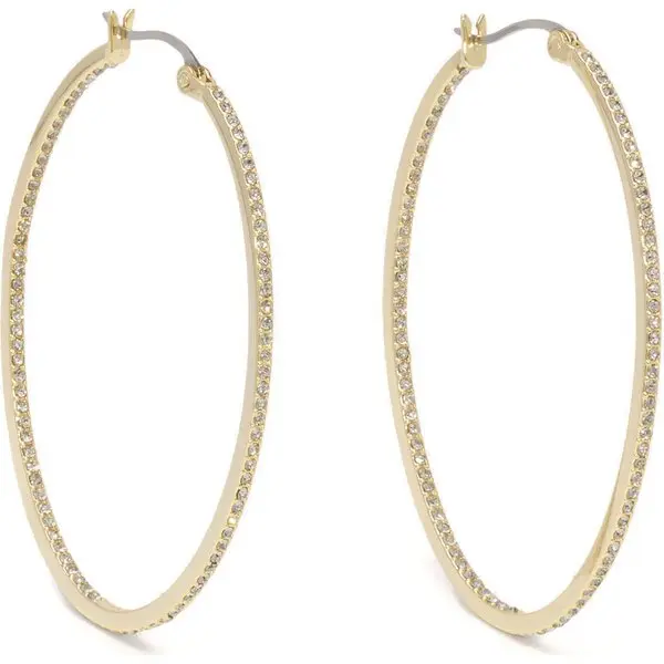 Ramy Brook Khatia Crystal Hoop Earrings