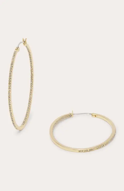 Ramy Brook Khatia Crystal Hoop Earrings