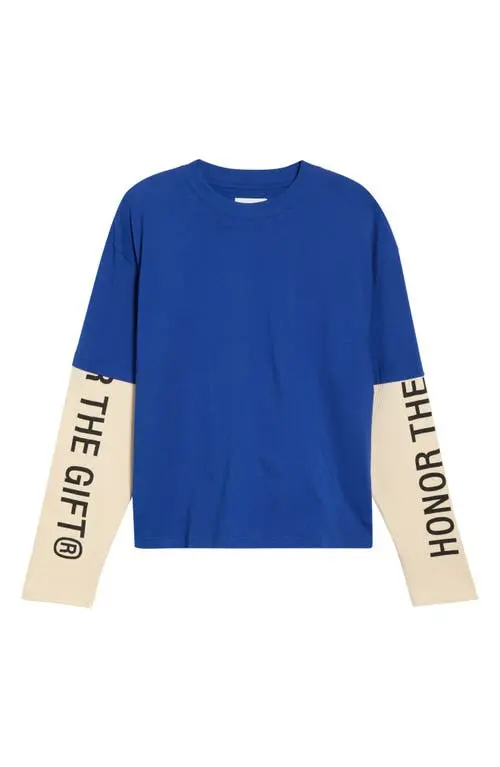 HONOR THE GIFT Honor Double Sleeve Cotton T-shirt