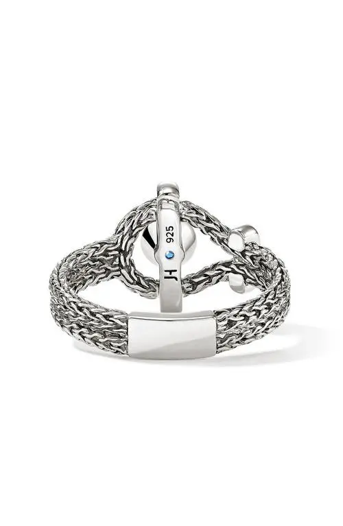 John Hardy Icon Ring, Sterling Swiss Blue Topaz