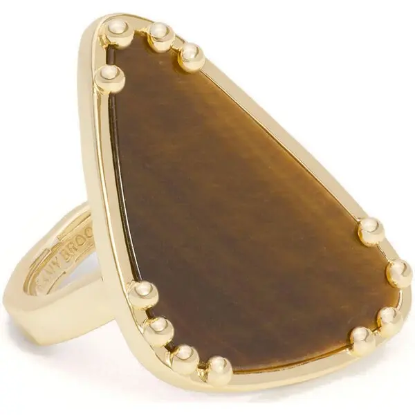 Ramy Brook Cleo Tiger's Eye Statement Ring