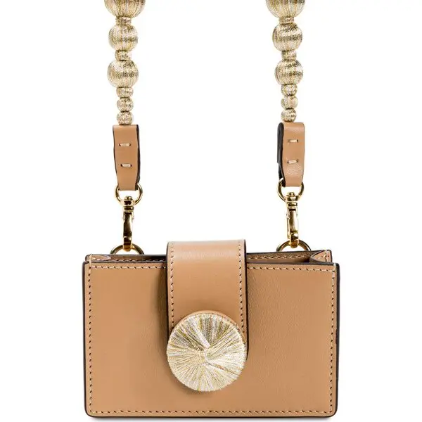 SERENA UZIYEL Alessa Card Holder - Cappucino