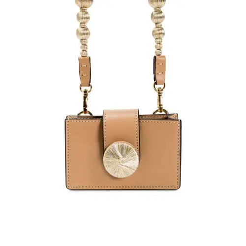 SERENA UZIYEL Alessa Card Holder - Cappucino