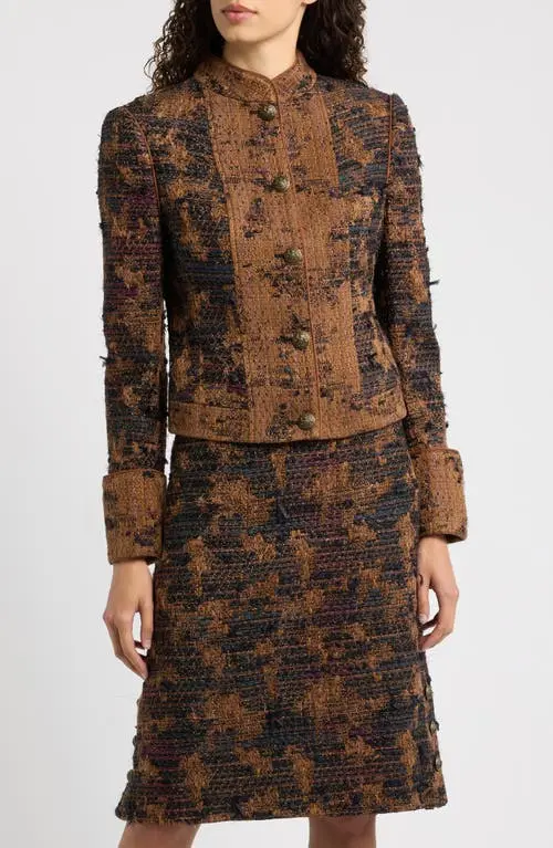 Kobi Halperin Parker Metallic Thread Detail Jacket